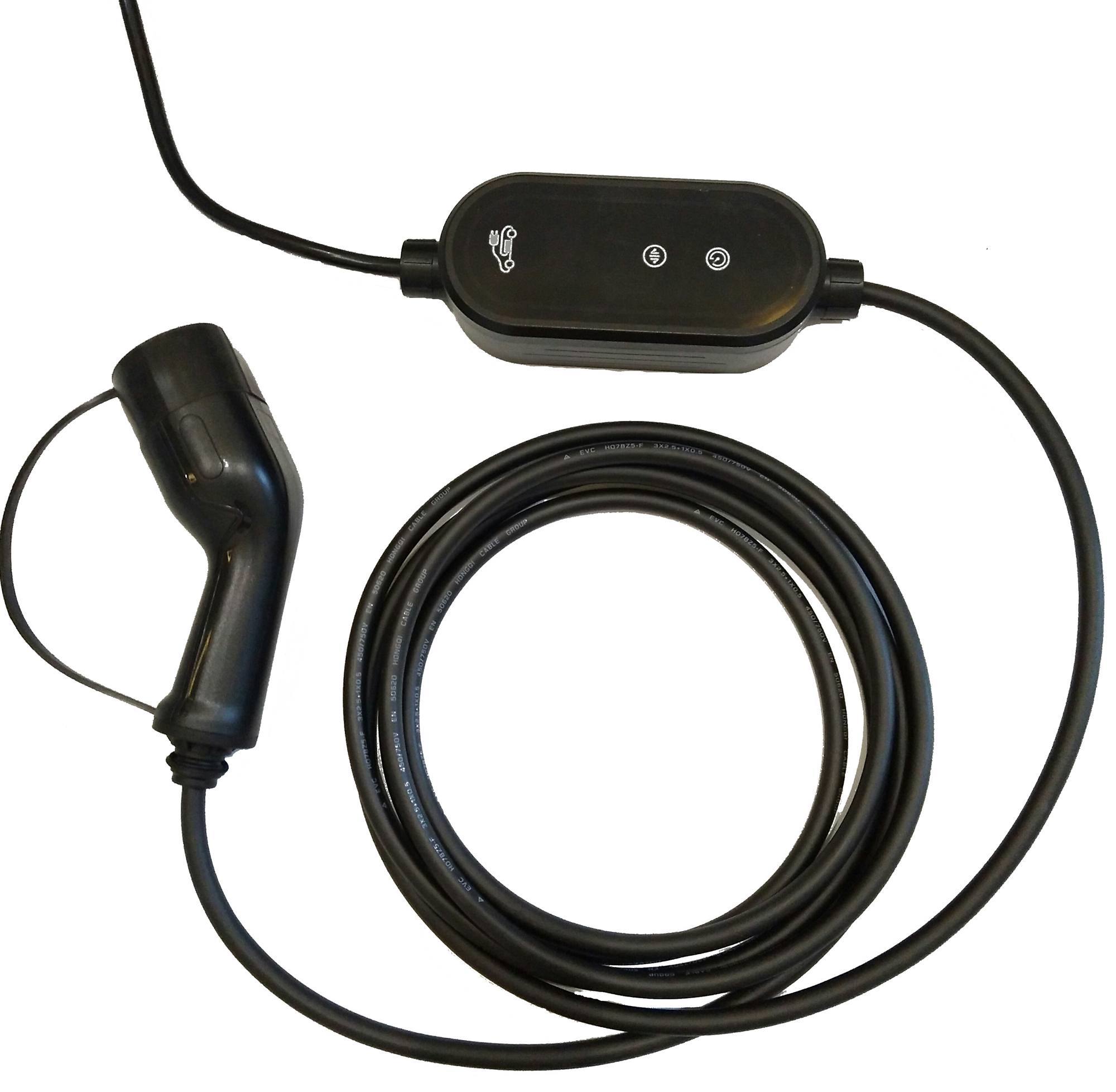16A IP67 Portable EV Charger 3.7kW 110V/230V