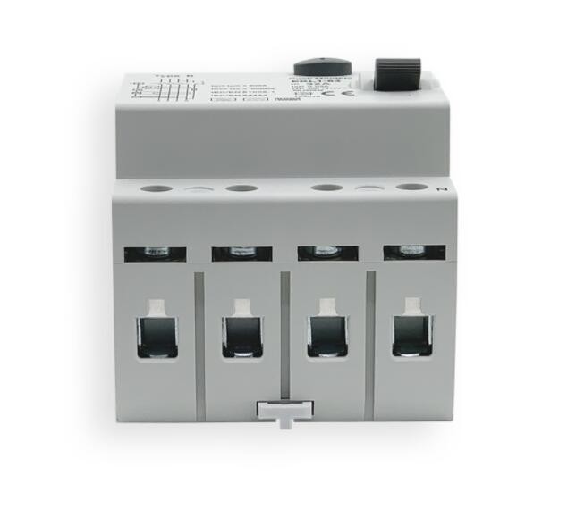 B Type 400V RCCB เครื่องตัดกระแสไฟตกค้าง ELCB 63 แอมป์ 4 ขั้ว 30ma